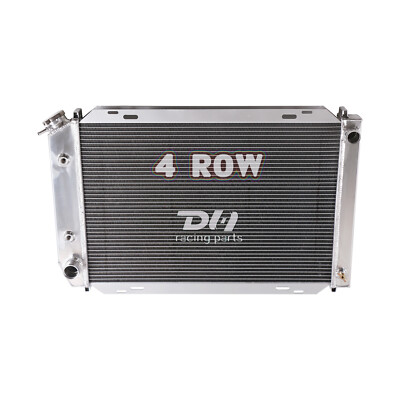 4 Row Radiator For 79-93 Ford Mustang Foxbody 5 2.3L Lincoln/Mercury LX ...