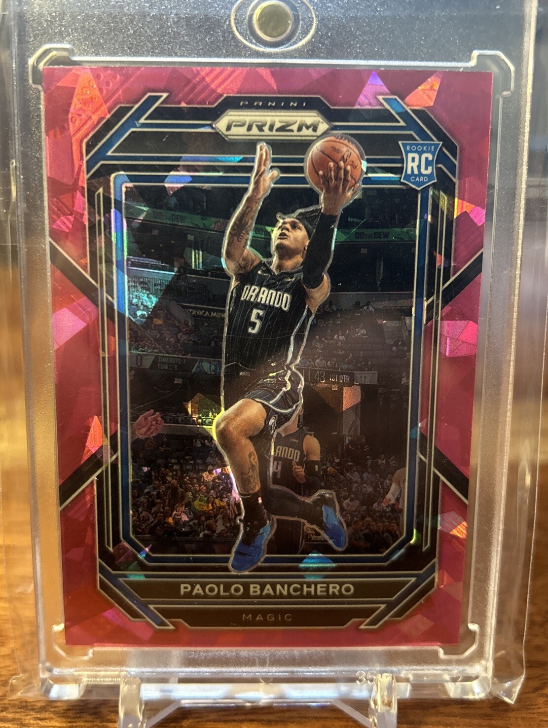 2022-23 Panini Prizm NBA ROOKIE Paolo Banchero Pink Cracked Ice Prizm ...