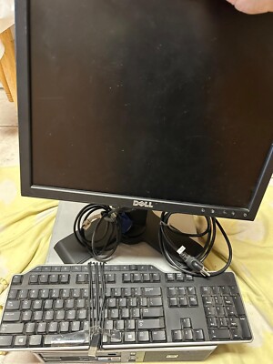 HP Compaq DC7100 SFF Desktop With HP1740 Monitor, Keyboard And Mouse ...