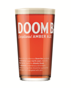 Personalised Half Pint Doom Bar Ale Glass Sharp's Brewery Engraved Gift ...