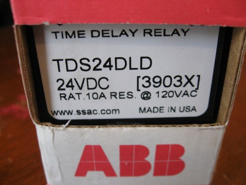 NEW SSAC Digi-Set Timing Relay Time Delay # TDS24DLD / 24 VDC / TDS ...