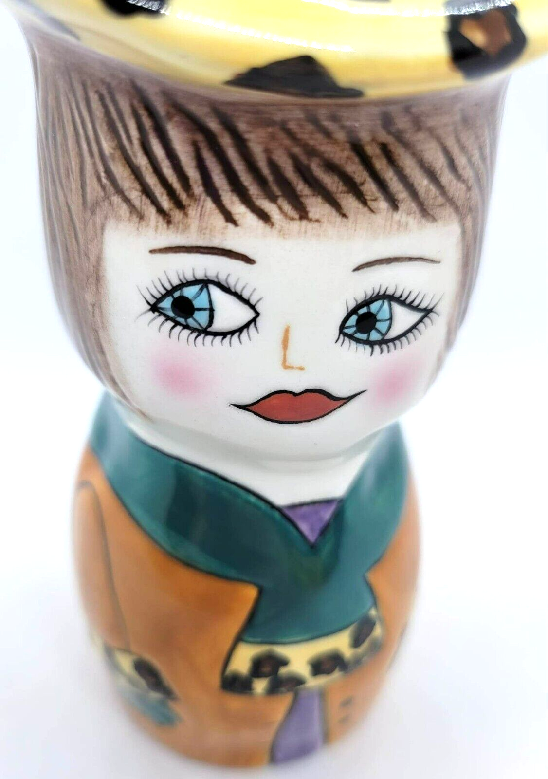 Susan Paley EMILY Vase Bella Casa by Ganz Collection Ceramic Painted ...