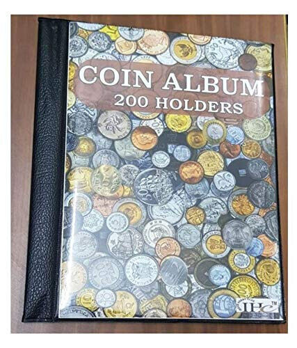 200 Coin Holder Album Good For Coin Collection Color Green | eBay