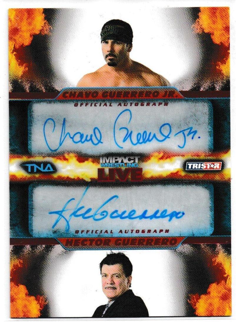 2013 TRISTAR TNA Impact Wrestling Live - Dual Autographs Chavo Guerrero ...