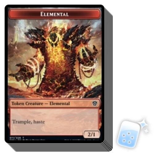 Red Elemental Token 11