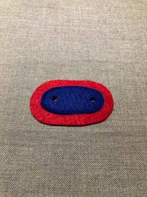 WWII US Army Airborne oval for parachute jump wings wool felt | eBay