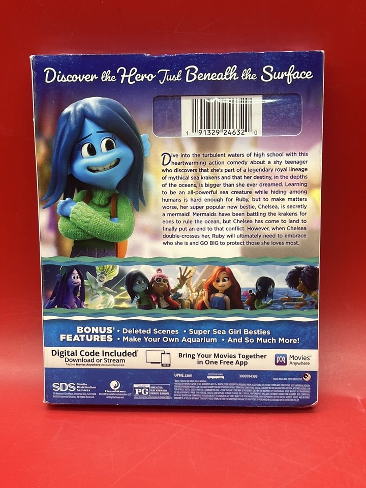 Ruby Gillman - Teenage Kraken (Blu-ray/DVD, 2023, Collector's Edition ...