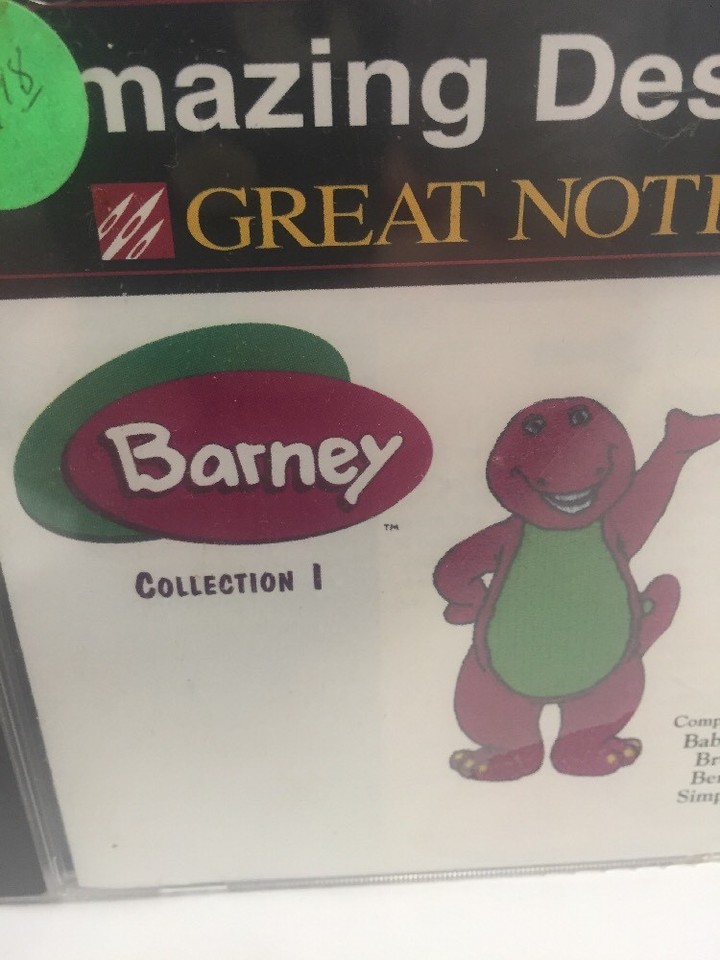 Amazing Designs BARNEY Machine Embroidery Memory Card For Baby Lock ...