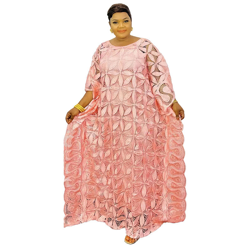 2PCS Abaya Women Maxi Kaftan Inner Dress Islamic African Dashiki Long ...