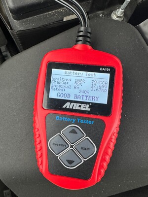 ANCEL BA101 Car Battery Tester 12V Battery System Detect Load Battery ...