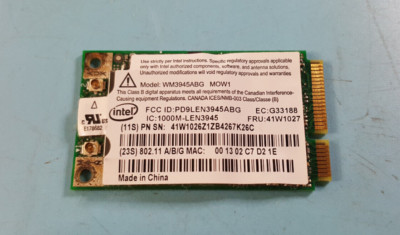 Dell WM3945ABG MOW1 / 41W1027 WiFi Card | eBay