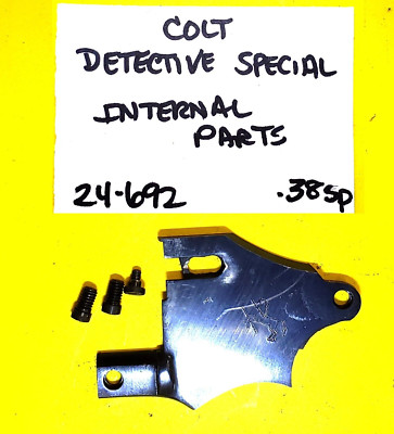Factory Colt Detective Special Repair parts SIDE PLATE W/ SCREWS ITEM ...