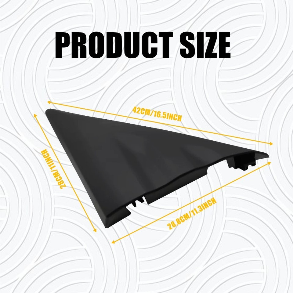 Left/Right Side Mirror Fender Corner Triangle Molding Fits Ford Transit ...