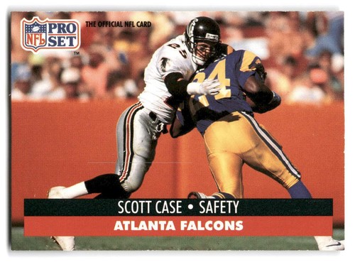 Scott Case 1991 Pro Set #433 Atlanta Falcons FOOTBALL | eBay