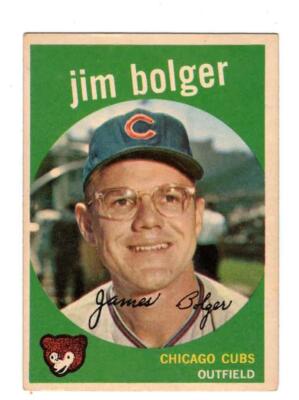 1959 Topps Jim Bolger Chicago Cubs #29 VG-EXC | eBay