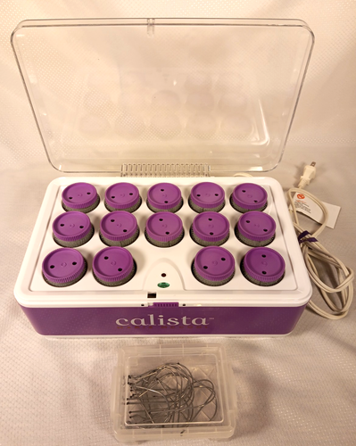 Calista Maria McCool 14 Hot Rollers Hair Curler Set Self Grip Model ...