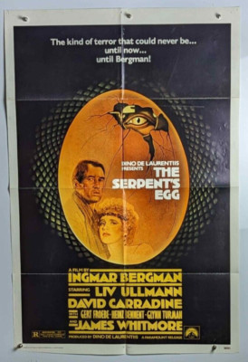 Ingmar Bergman THE SERPENT`S EGG Original 1sh Vintage Movie Poster | eBay