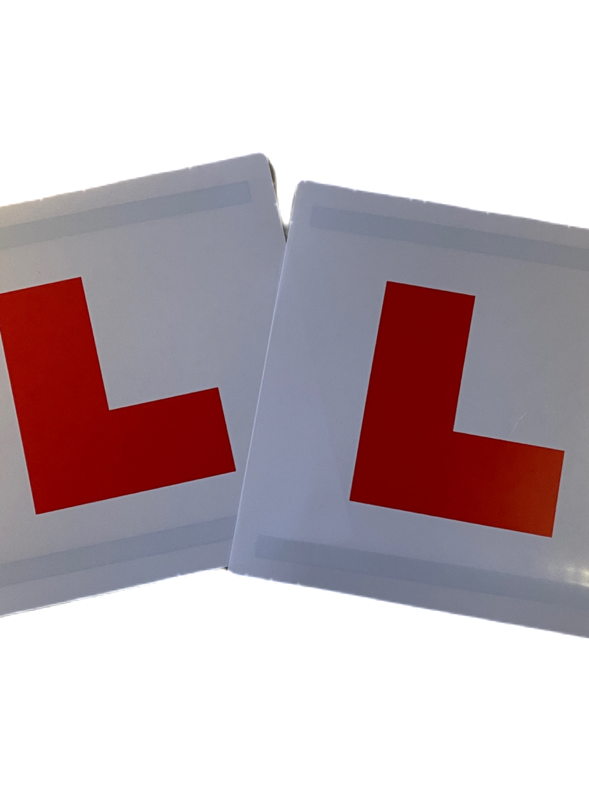 Learner Plates L Magnetic Car Stick on 2 PACK Quick Easy To Fix Legal ...
