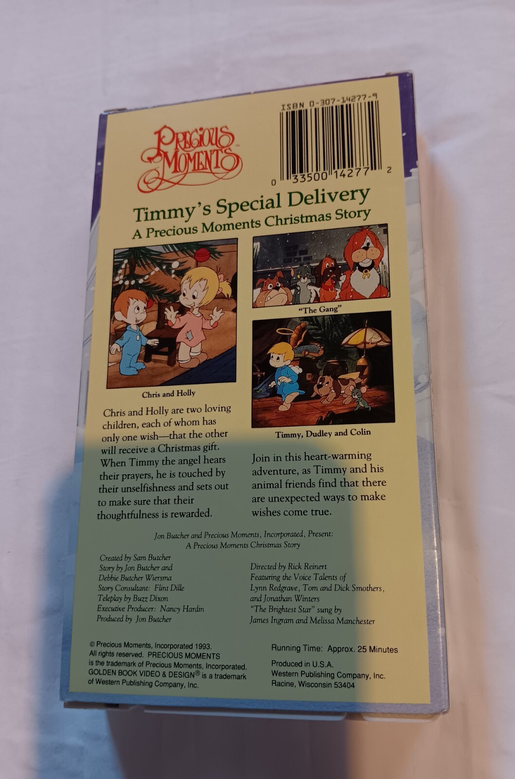 1993 Precious Moments Timmy's Special Delivery VHS Video Golden Books ...
