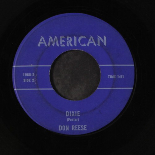Don Reese : Dixie / Hurray pour Georgie Américain 7 " Simple 45 RPM | eBay