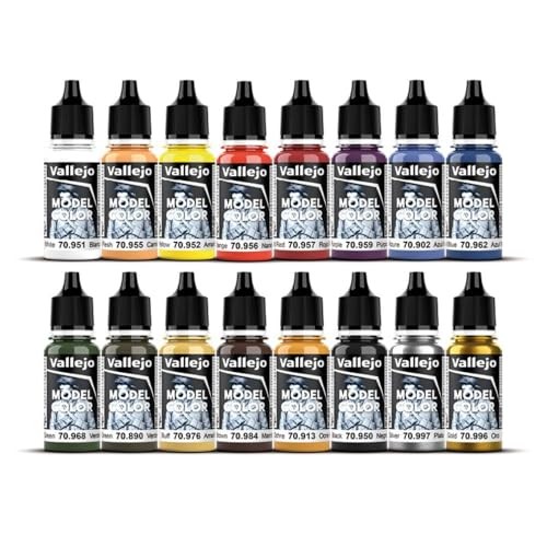 Vallejo - Model Color Basic Colors Usa Set | Modeling Acrylic Paints ...