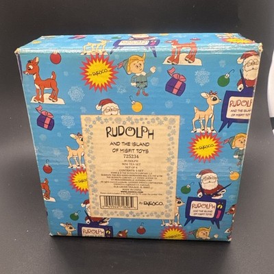 Rudolph & The Island Of Misfit Toys by Enesco Rudolph Mini Tea Set ...