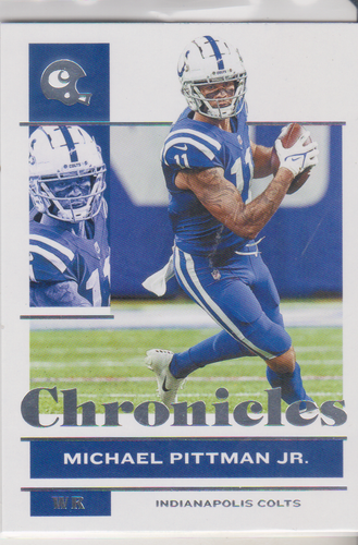 2021 Panini Chronicles Michael Pittman base card #42 Indianapolis Colts ...
