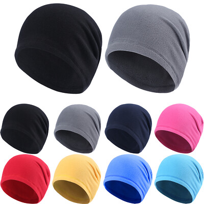 Winter Windproof Skull Cap Thermal Helmet Liner Cycling Beanie Hat for ...