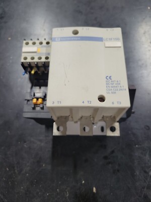 1- Telemecanique LC1F150 150 Amp Contactor , LA1DN22 CONTACT BLOCK AUX ...