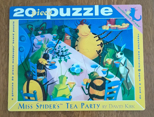 "MISS SPIDER'S TEA PARTY" Puzzle, by David Kirk, Brand NEW! Beautiful ...