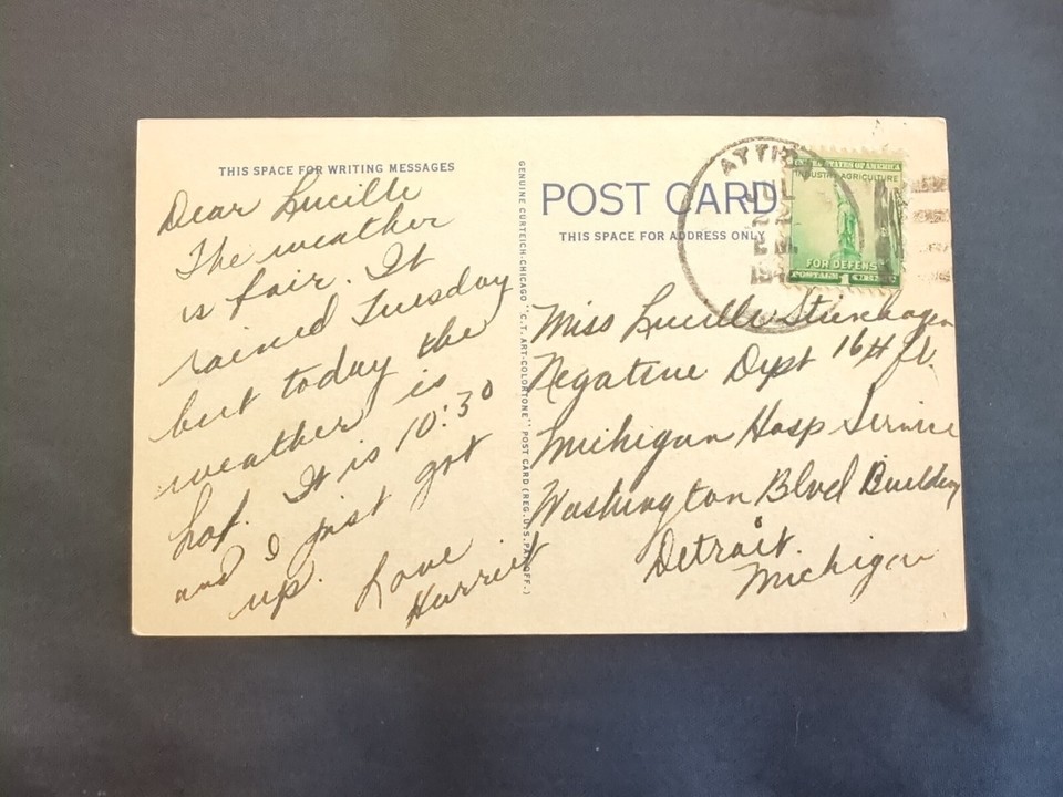 Vintage Postcard Lapeer State Home And Training School, Lapeer ...