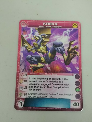 Chaotic 20/200 Krekk Phalanx recon 75/50/25/60/40- MP Rare- Creature | eBay