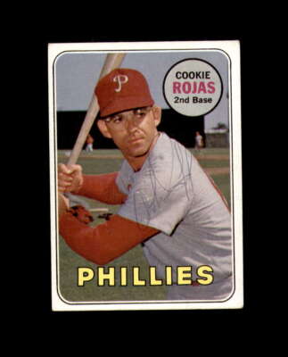 Cookie Rojas Hand Signed 1969 Topps Philadelphia Phillies Autographed ...