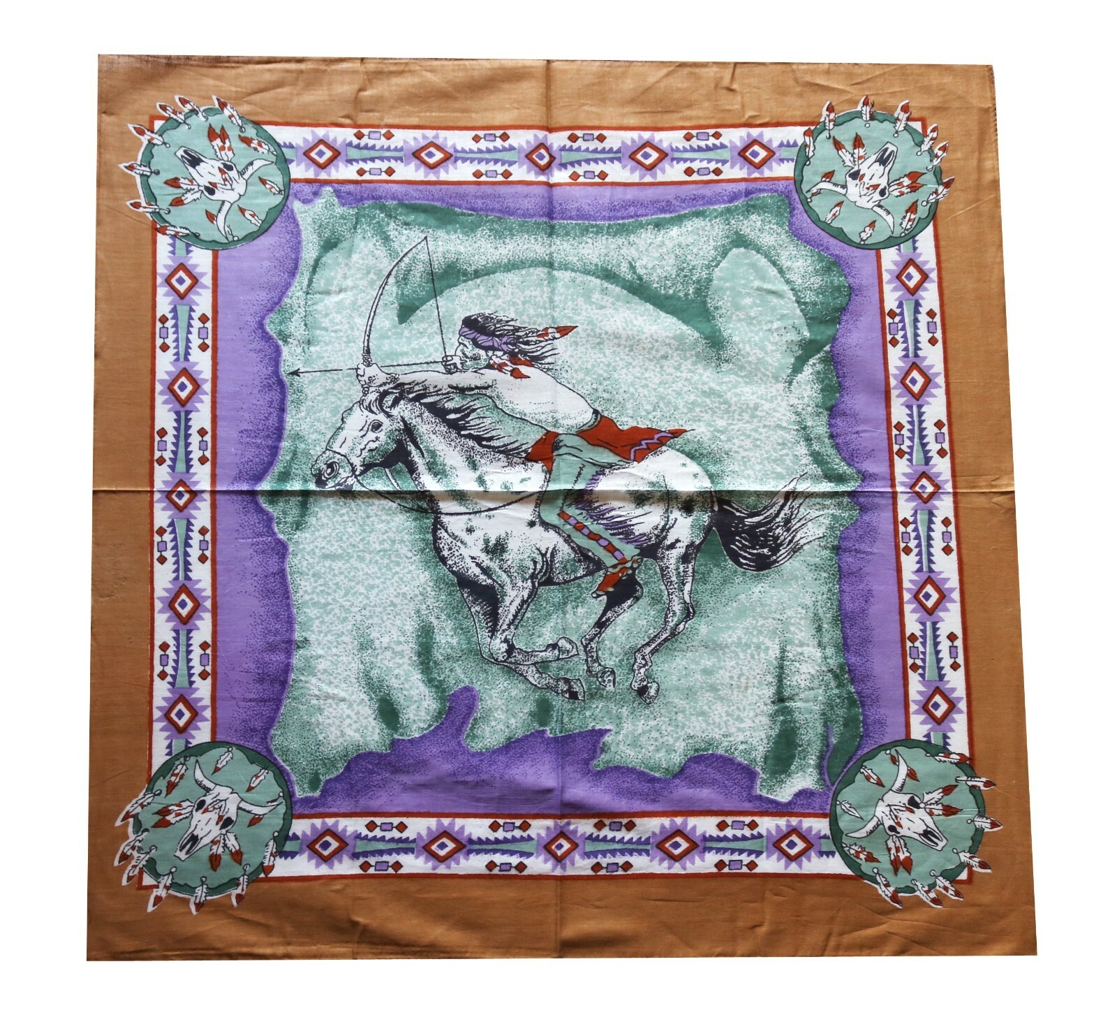 Indianer Pferd Tuch Kopftuch, Bandana Cowboy Native USA Biker Halstuch ...