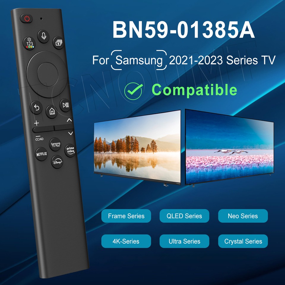 New BN59-01385A Solar Voice Remote Control For Samsung Neo LED 4K Ultra ...