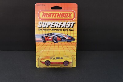1981 1985 Matchbox SF11 Ferrari 308 GTB Sports Car 1:64 Yellow Red ...