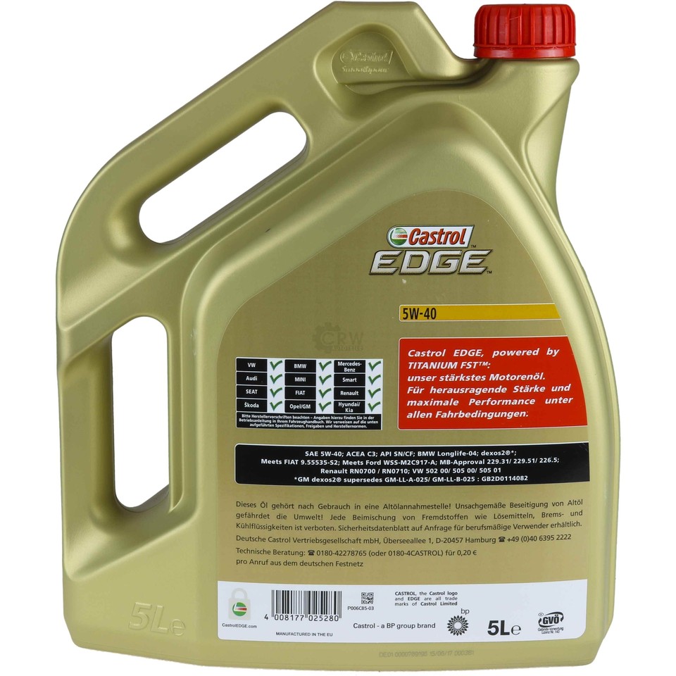 10L Olio Motore castrol edge 5W-40 2xMotor Doctor + Motor Flush | eBay