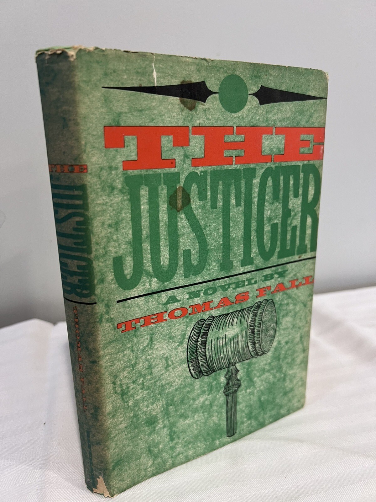 VINTAGE 1959 BOOK THE JUSTICER A NOVEL BY THOMAS FALL | eBay