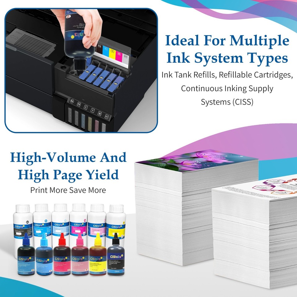 CISinks Compatible Refill Ink Set alternative for XP-210 XP-310 XP-400 ...