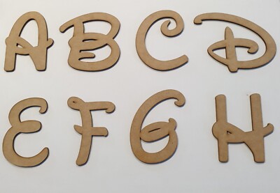 10cm Wooden letters MDF Made Any Font Craft Lettes Easy too paint ...