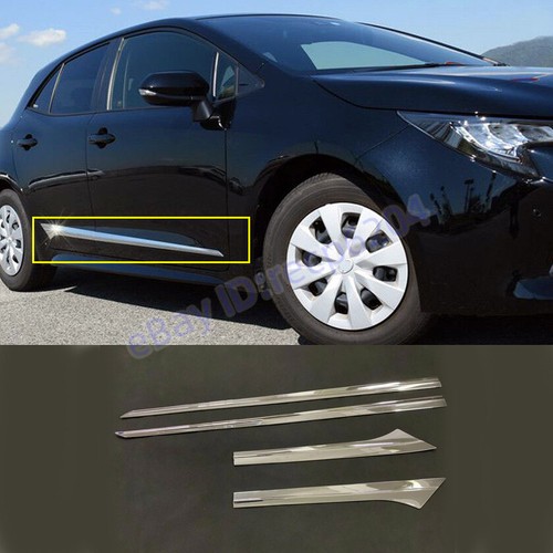 For Toyota Corolla Hatchback 2019-2022 ABS Chrome Door Side Molding ...