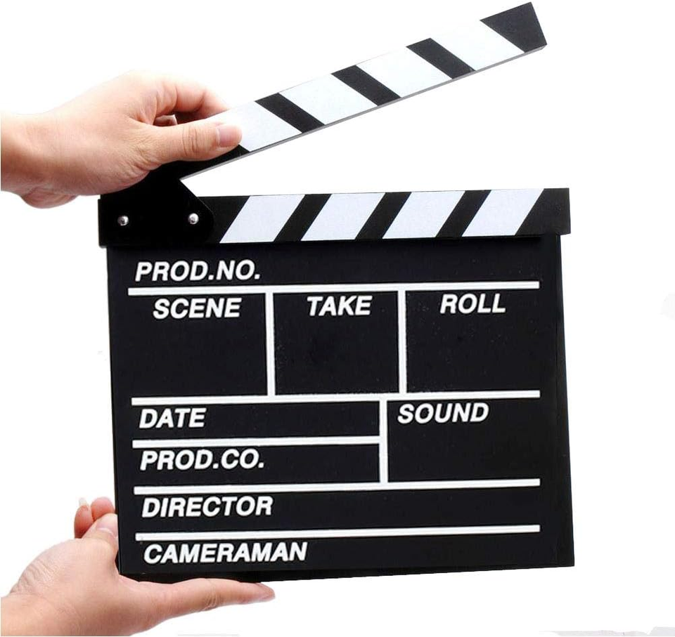Professional Vintage TV Movie Film Clap Board Slate Cut Prop Director ...