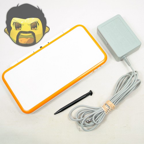 Nintendo 2DS XL Console Orange White with Stylus & Charger Tested FAST ...