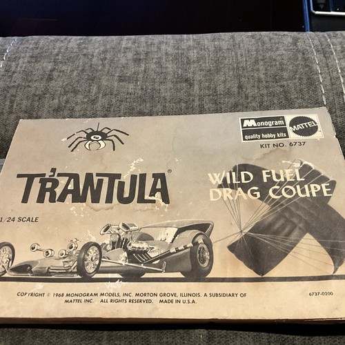 1968 T’rantula Wild Fuel Drag Coupe Model Kit Monogram Instruction ...