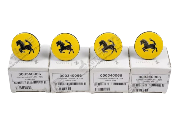 4pcs Genuine Ferrari Wheel Centre Caps fit Ferrari, 340066 | eBay