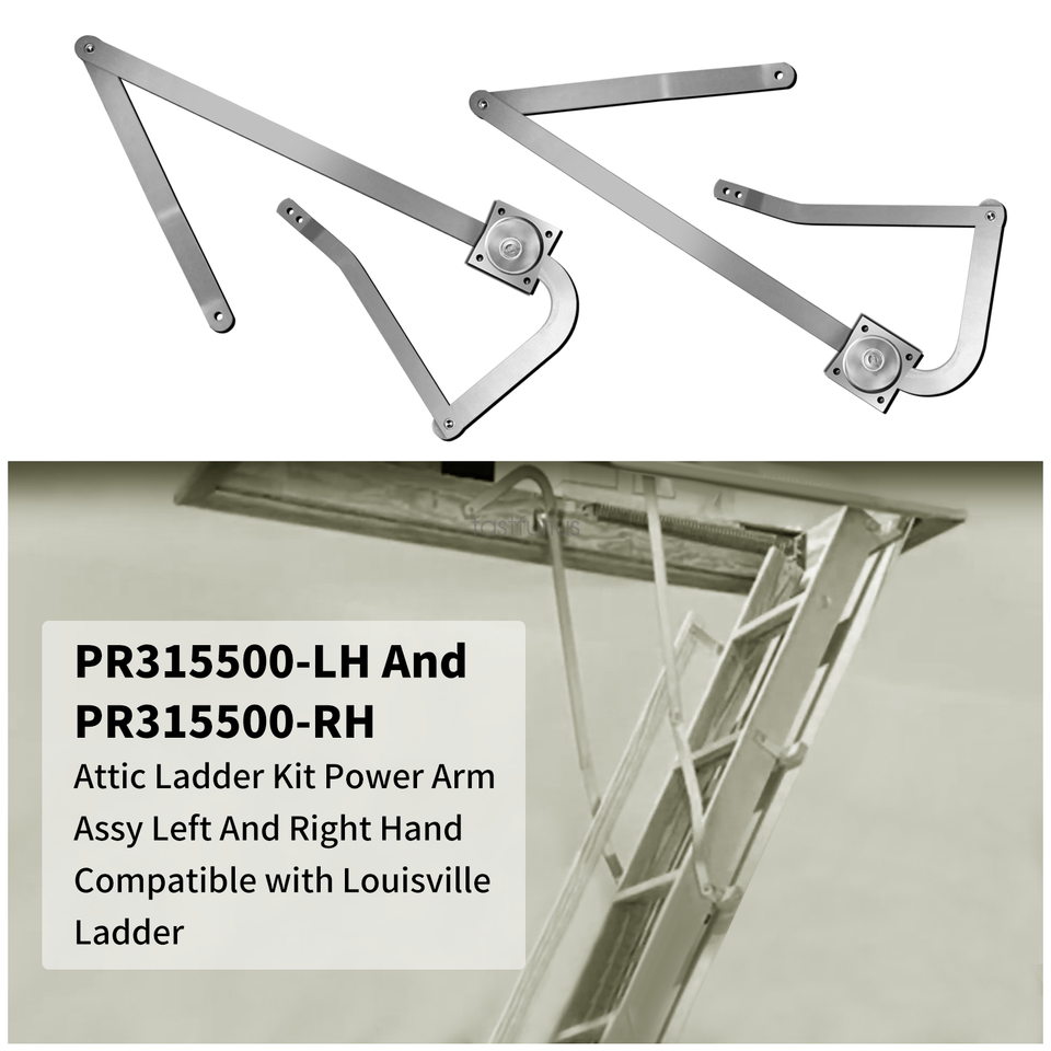 1 Pairs Attic Ladder Kit Power Arm Assy Fits Louisville Ladder PR315500 ...