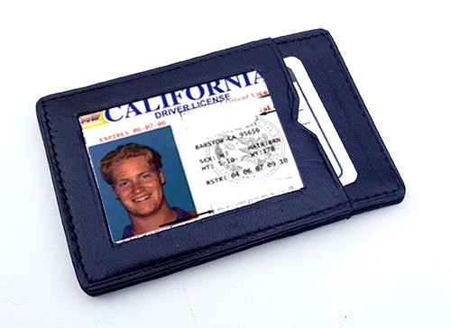 Black Genuine Leather Magic Wallet Credit Card Money Holder For Mens ...