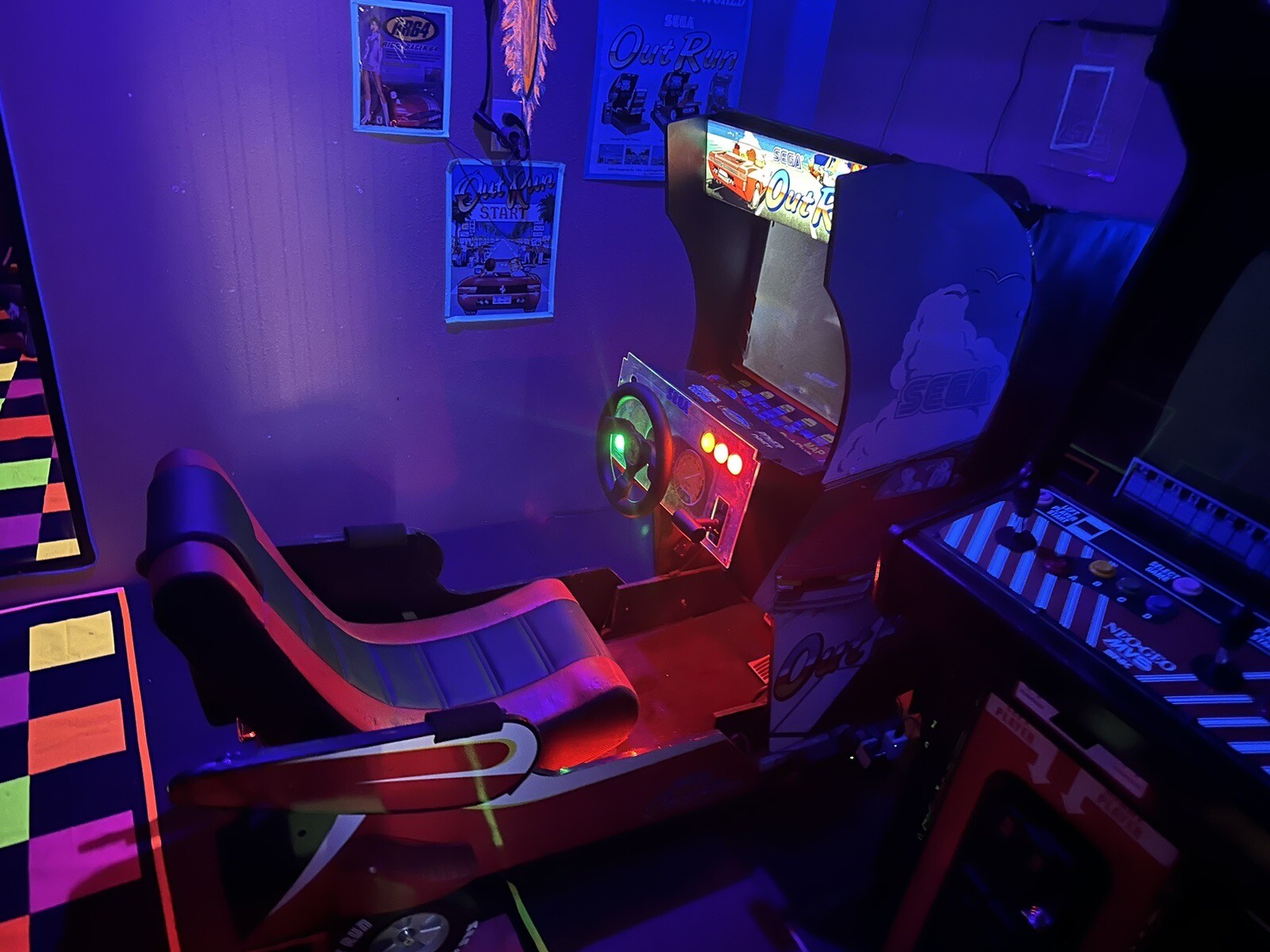 OUT RUN ARCADE 1UP Modified Sit Down - Arcade | eBay