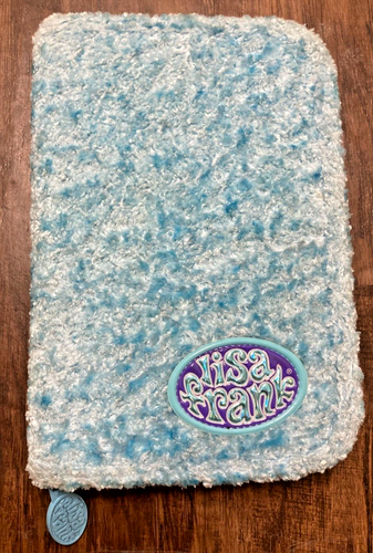 Lisa Frank Fashion 6 Ring Zip Up Planner Mini Binder Fuzzy Blue | eBay