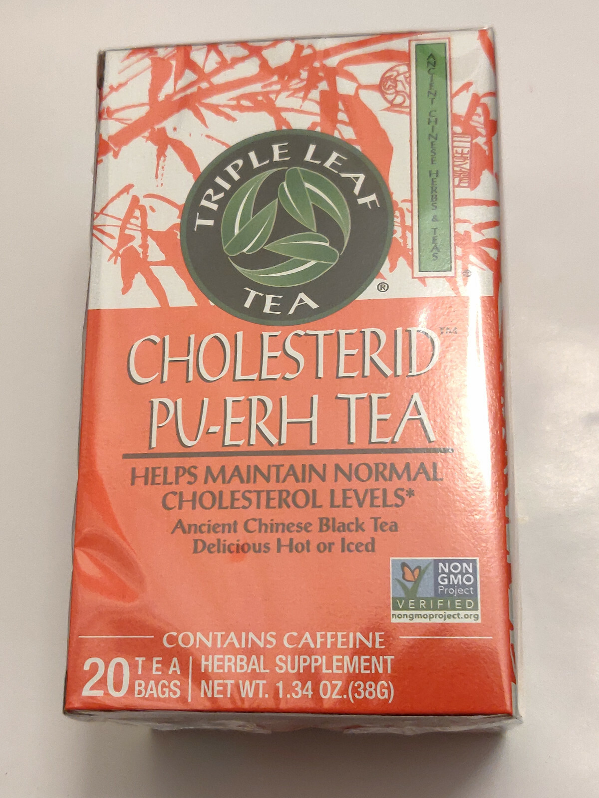 Triple Leaf Cholesterid Pu-Erh Tea 20 Bags --1 Box | eBay